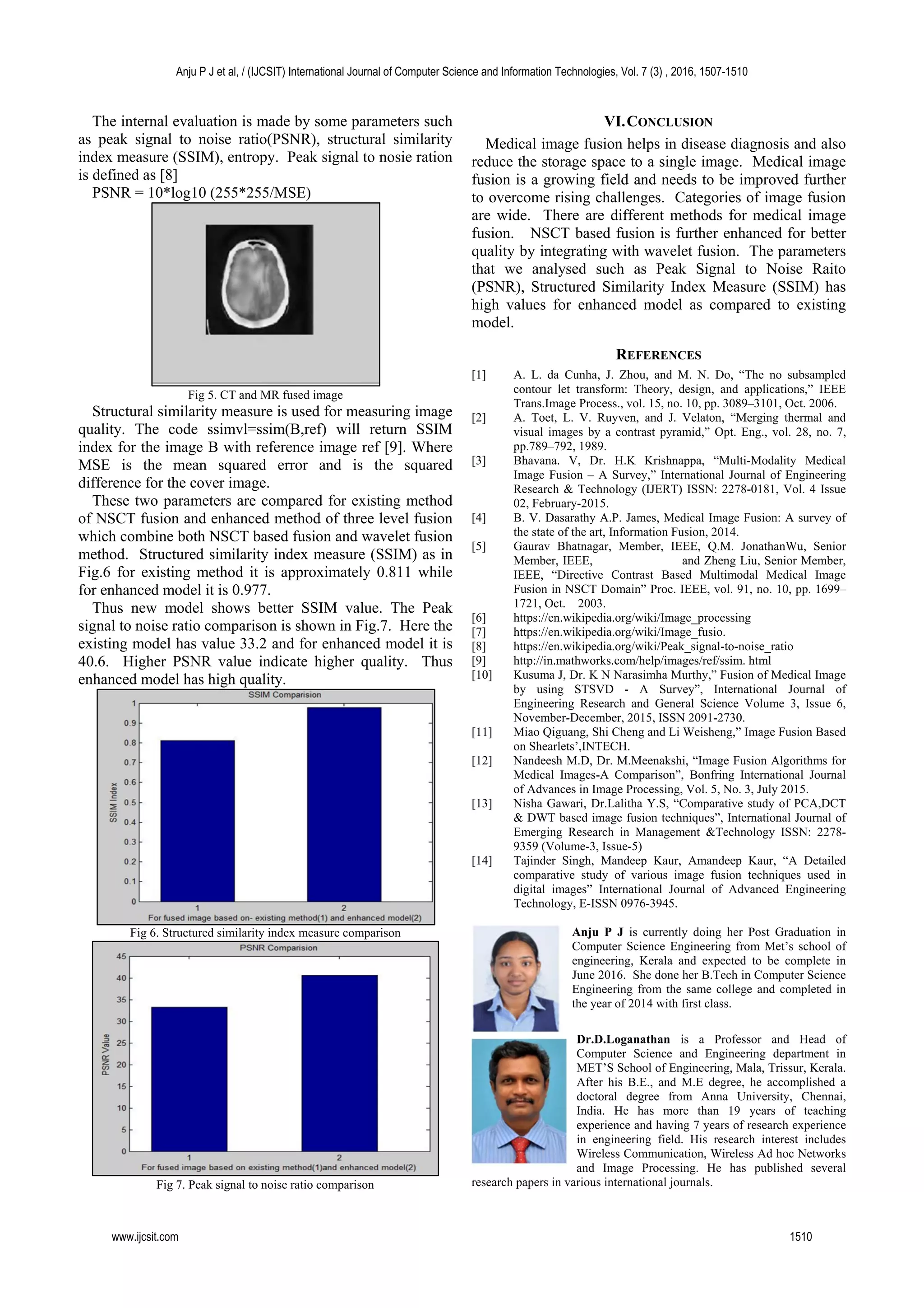 Medical image fusion based on NSCT and wavelet transform | PDF