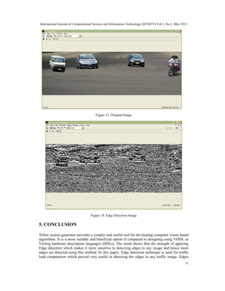HARDWARE SOFTWARE CO-SIMULATION FOR TRAFFIC LOAD COMPUTATION USING MATLAB SIMULINK MODEL ...