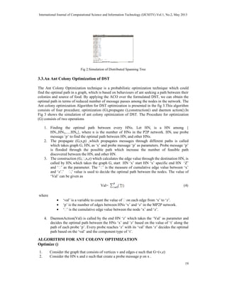 ANALYSE THE PERFORMANCE OF MOBILE PEER TO PEER NETWORK USING ANT COLONY ...