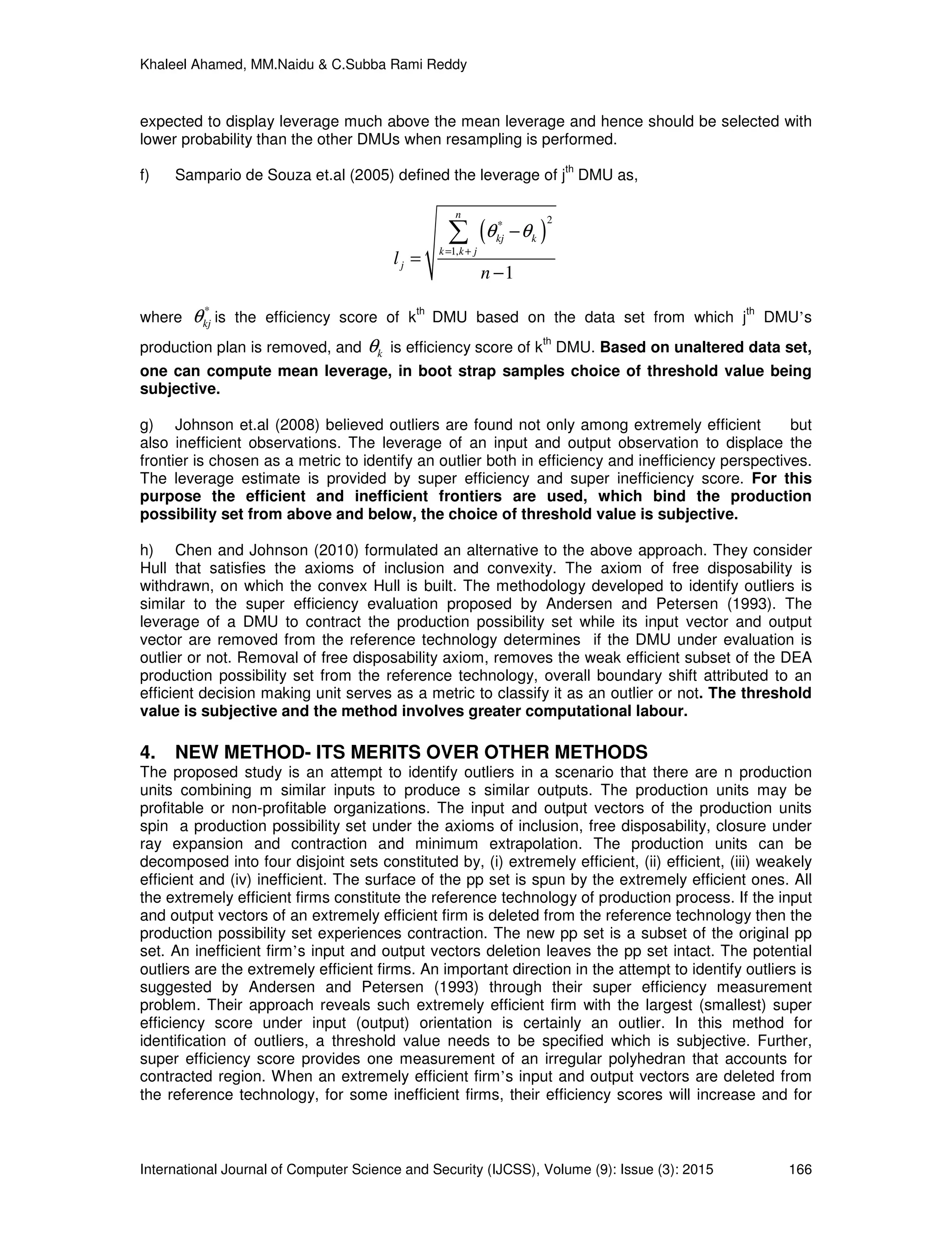 Outliers In Data Envelopment Analysis | PDF