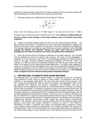 Outliers In Data Envelopment Analysis | PDF