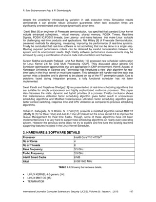 Optimizing Linux Kernel for Real-time Performance On Multi-Core Architecture | PDF | Operating ...