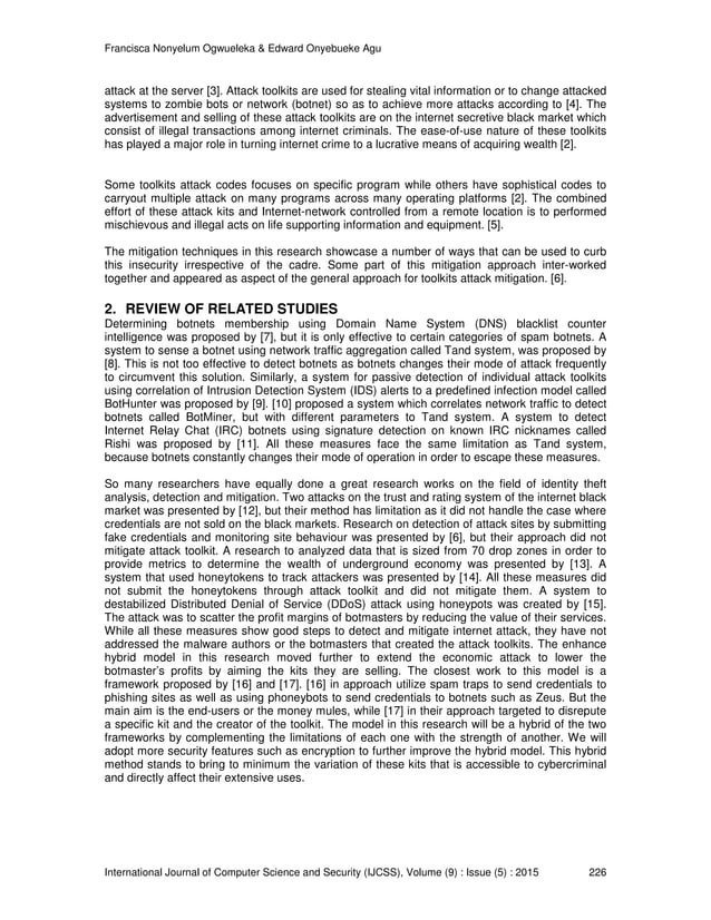 A Mitigation Technique For Internet Security Threat of Toolkits Attack ...