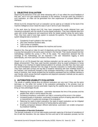 User-Interface Usability Evaluation | PDF