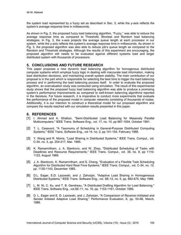 Application of Fuzzy Logic in Load Balancing of Homogenous Distributed Systems1 | PDF