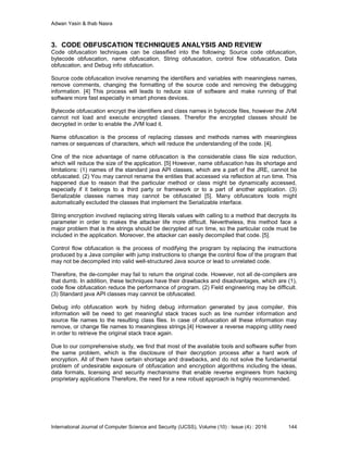 Dynamic Multi Levels Java Code Obfuscation Technique (DMLJCOT) | PDF