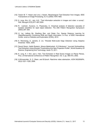 A Survey On Thresholding Operators of Text Extraction In Videos | PDF