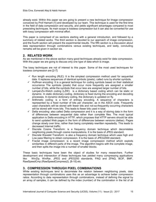 Image Compression Through Combination Advantages From Existing Techniques | PDF