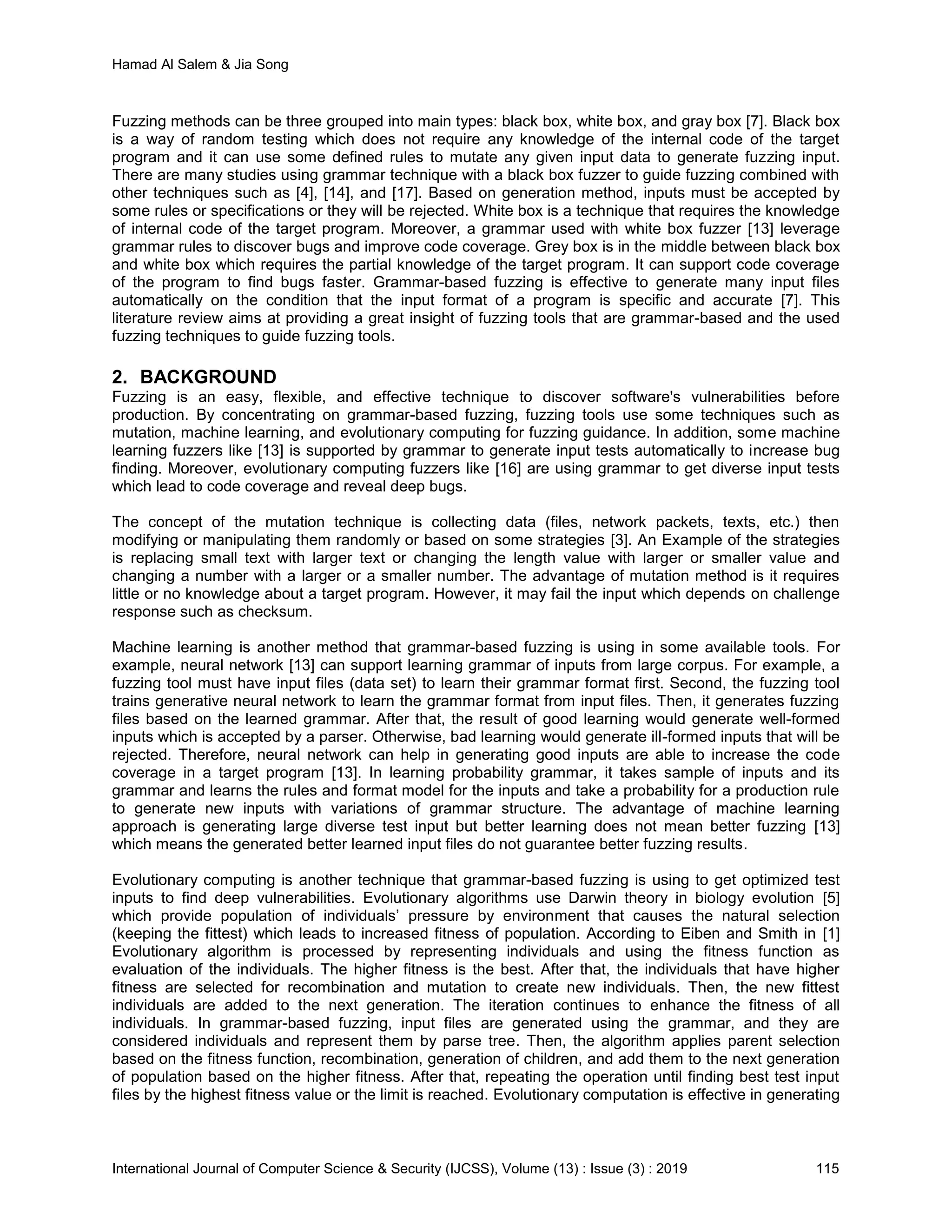 A Review on Grammar-Based Fuzzing Techniques | PDF