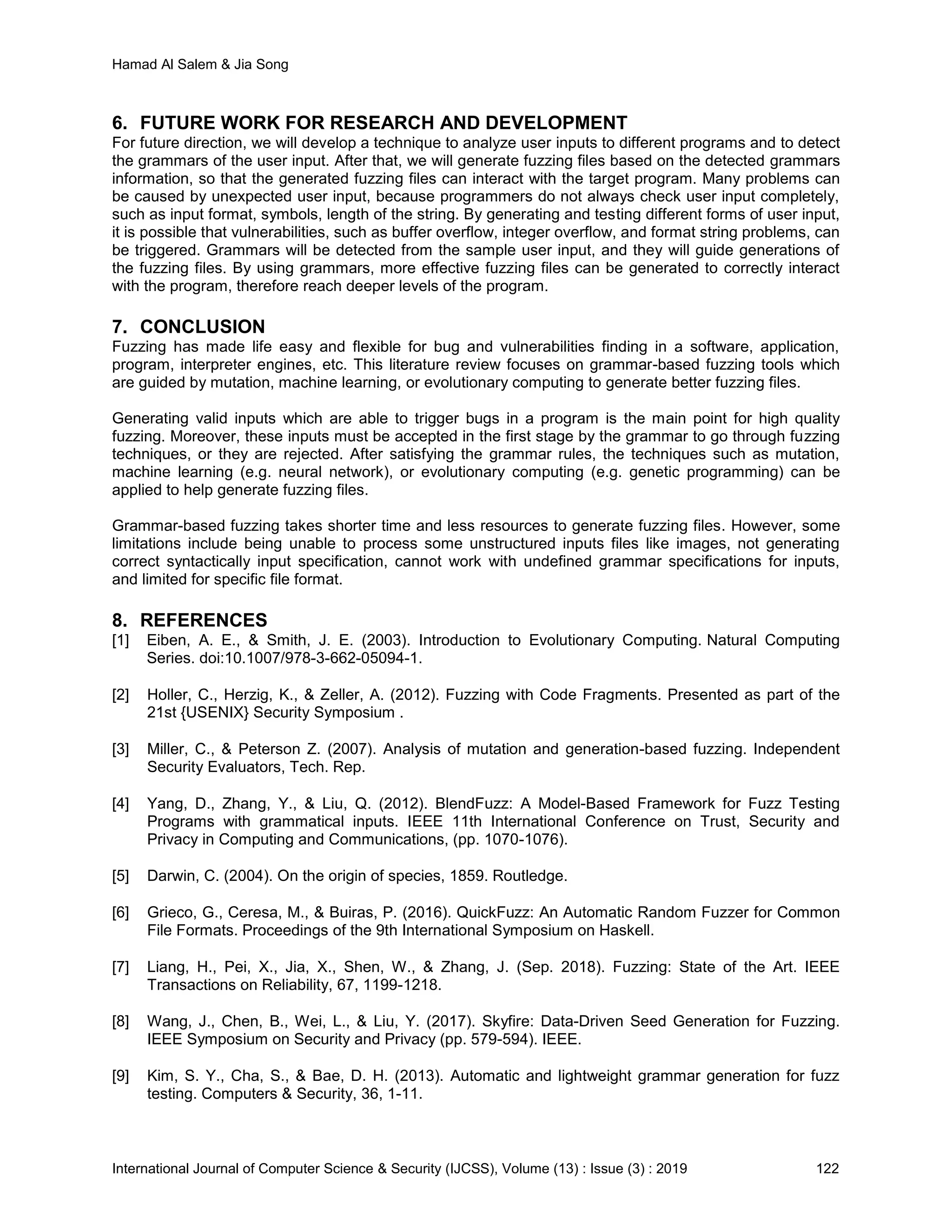 A Review on Grammar-Based Fuzzing Techniques | PDF