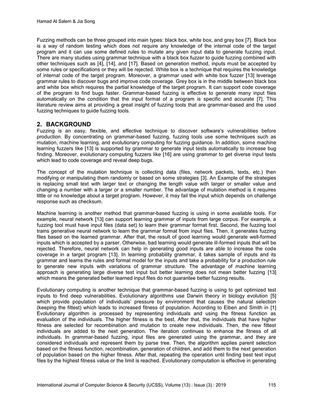 A Review On Grammar Based Fuzzing Techniques Pdf