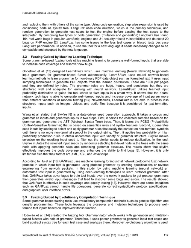 A Review on Grammar-Based Fuzzing Techniques | PDF