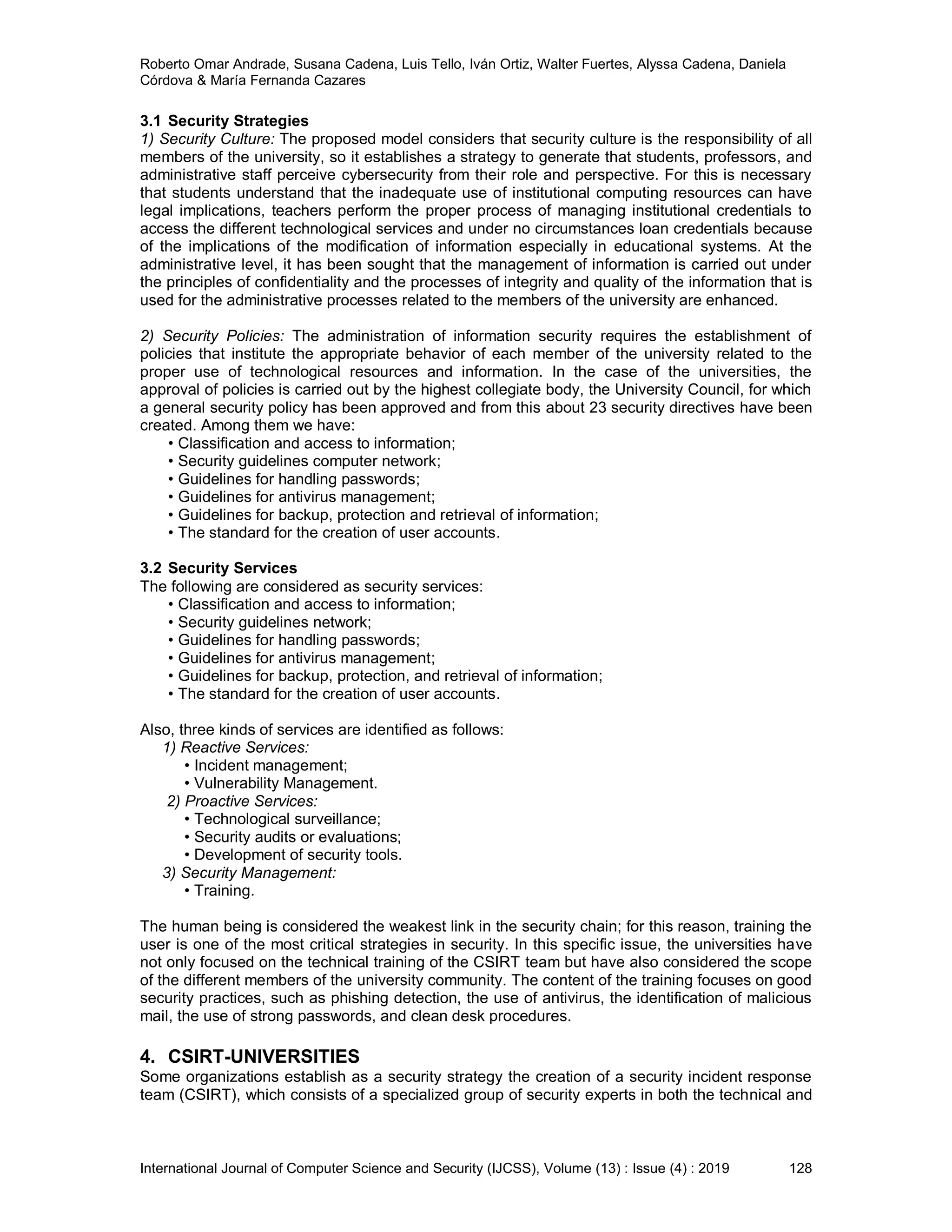 Information Security Management in University Campus Using Cognitive ...