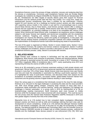 Smartphone Forensic Challenges | PDF