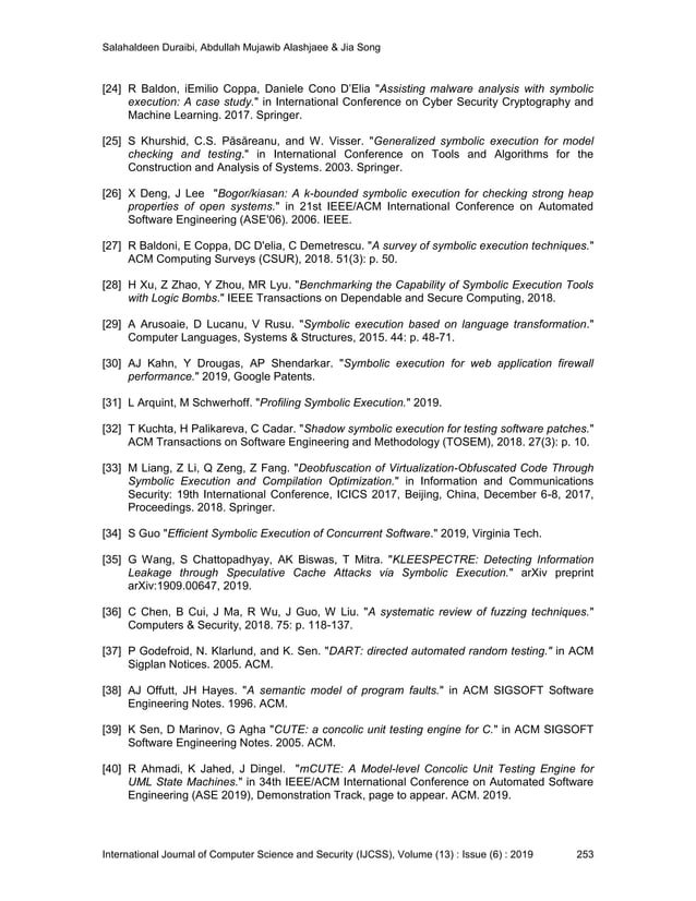 A Survey Of Symbolic Execution Tools Pdf Programming Languages Computing