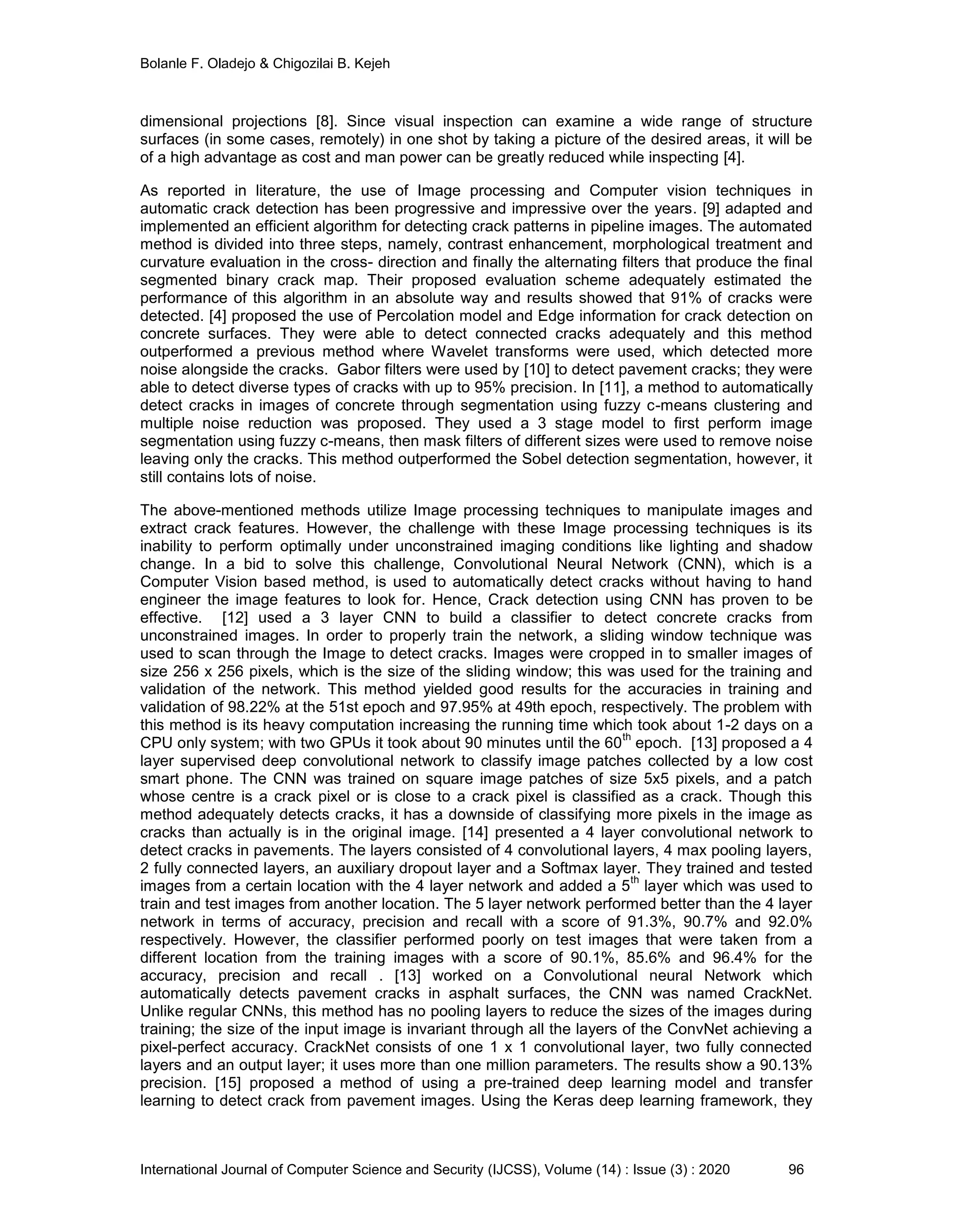 Development of a Location Invariant Crack Detection and Localisation ...