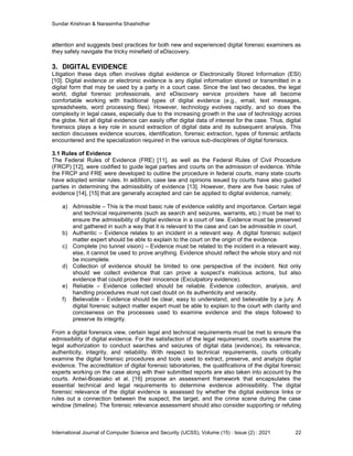 Interplay of Digital Forensics in eDiscovery | PDF