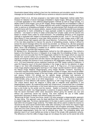 High Capacity and Security Steganography Using Discrete Wavelet Transform | PDF