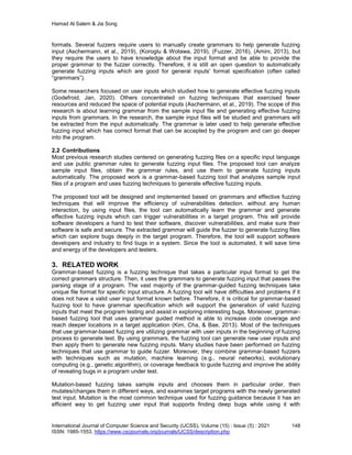Using Grammar Extracted from Sample Inputs to Generate Effective Fuzzing Files | PDF