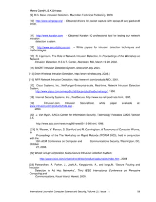 Detecting and Preventing Attacks Using Network Intrusion Detection Systems | PDF