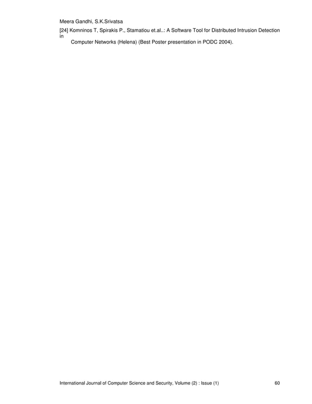 Detecting And Preventing Attacks Using Network Intrusion Detection Systems Pdf