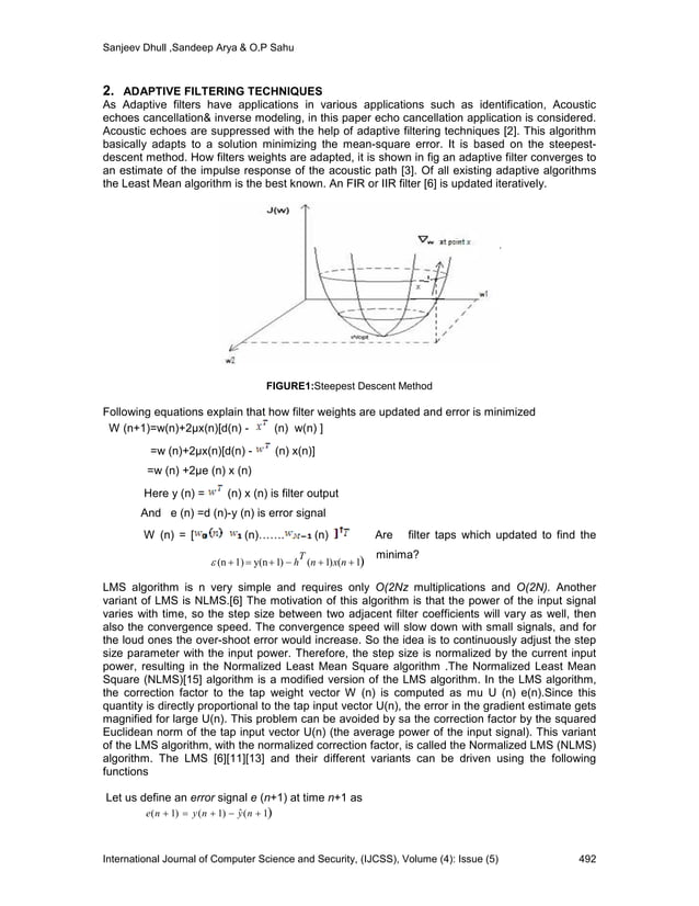 Performance Variation Of Lms And Its Different Variants Pdf