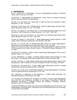 A Novel Technique for Image Steganography Based on DWT and Huffman Encoding | PDF