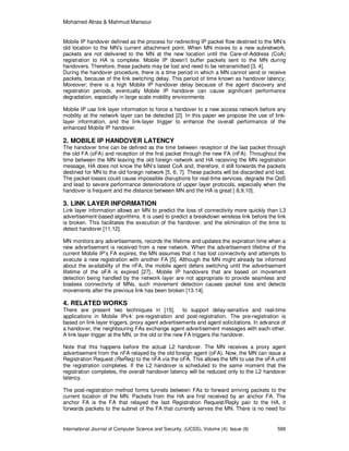 Enhanced Mobile IP Handover Using Link Layer Information | PDF