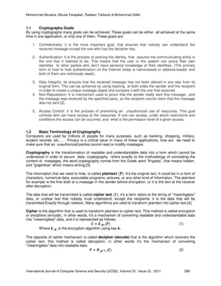 Survey Paper: Cryptography Is The Science Of Information Security | PDF