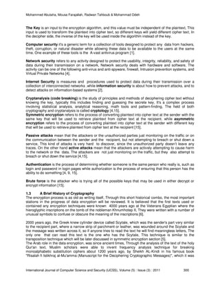 Survey Paper: Cryptography Is The Science Of Information Security | PDF