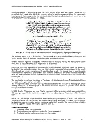 Survey Paper: Cryptography Is The Science Of Information Security | PDF