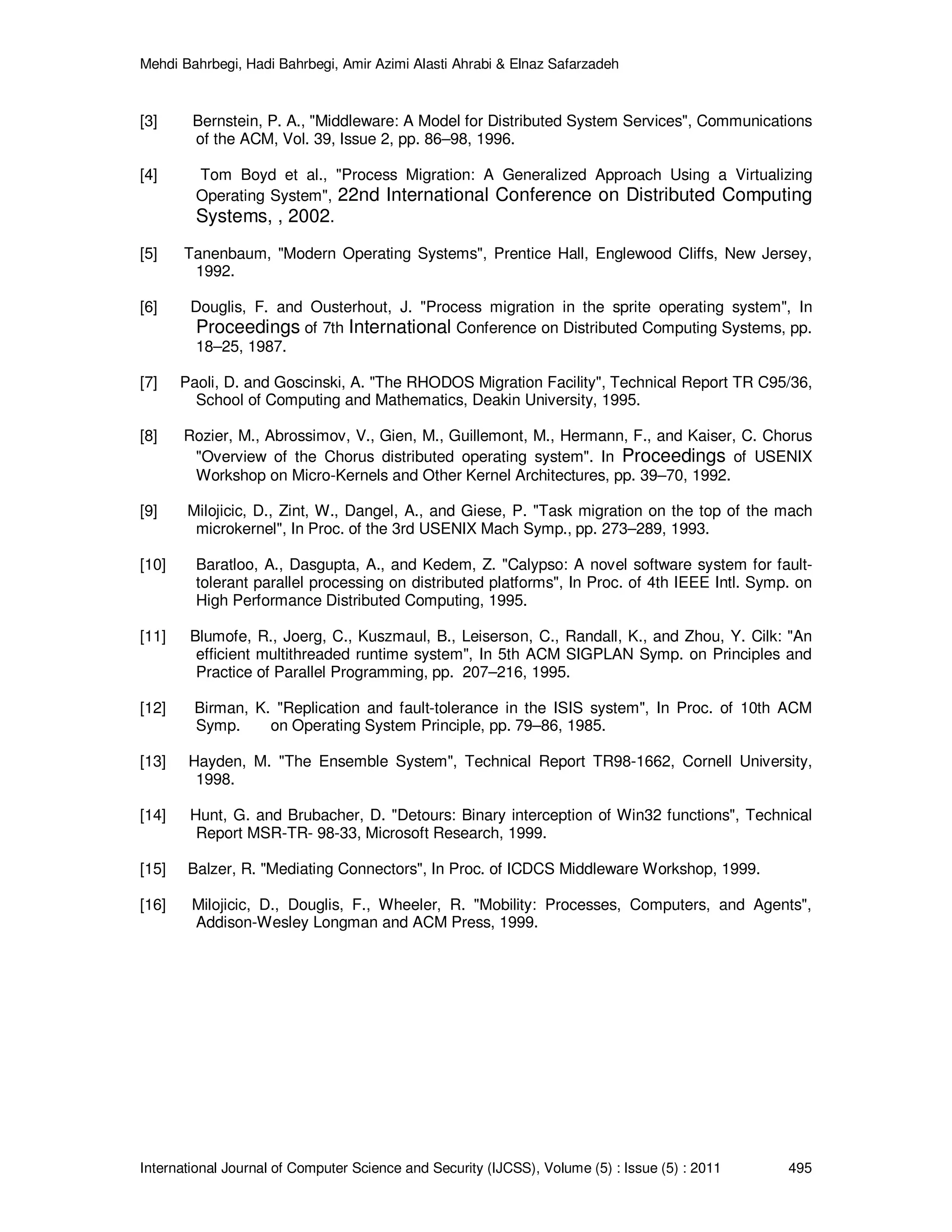 Maintenance of Network Connectivity Across Process Migration | PDF | Operating Systems ...