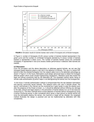 Detection of Botnets using Honeypots and P2P Botnets | PDF | Internet | Computing