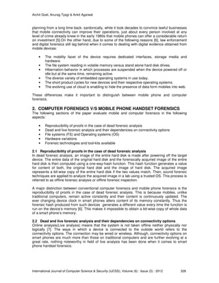 Smartphone Forensic Investigation Process Model | PDF