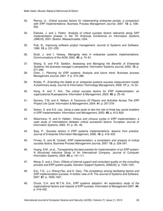 ERP Implementation Success Factors in Saudi Arabia | PDF