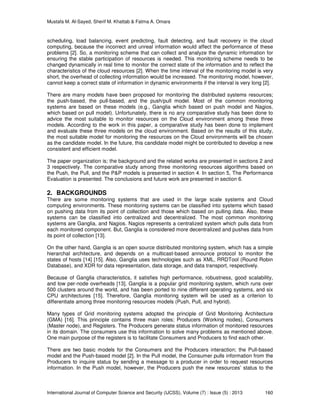 Resource Monitoring Algorithms Evaluation For Cloud Environment | PDF