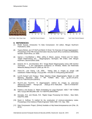 An Image Steganography Algorithm Using Huffman and Interpixel Difference Encoding | PDF