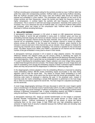 An Image Steganography Algorithm Using Huffman and Interpixel Difference Encoding | PDF