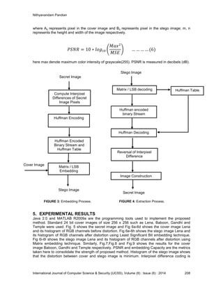 An Image Steganography Algorithm Using Huffman and Interpixel Difference Encoding | PDF