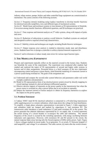 Power System Problems in Teaching Control Theory on Simulink | PDF