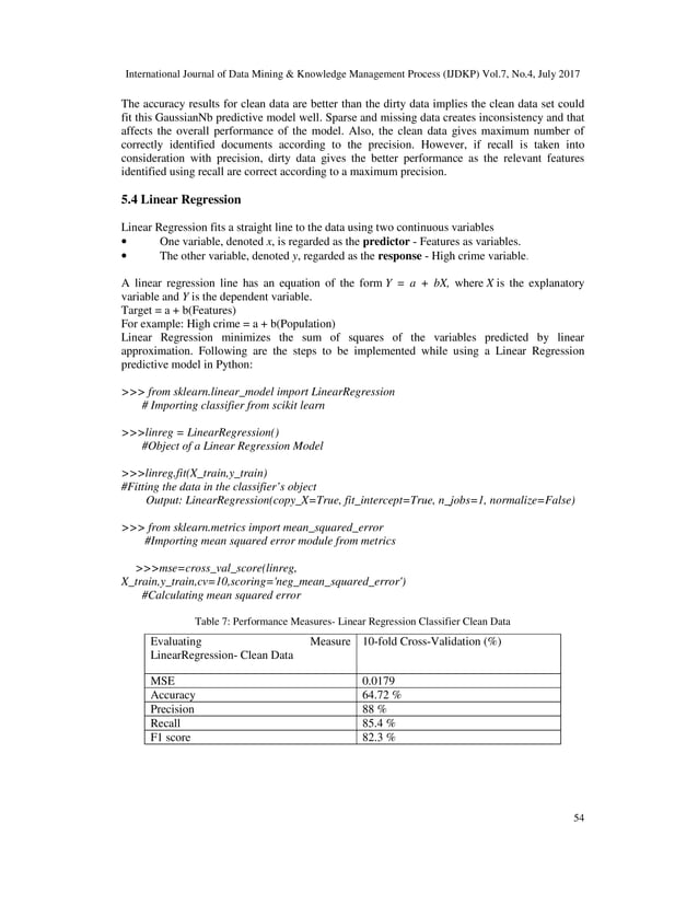 PREDICTIVE MODELLING OF CRIME DATASET USING DATA MINING | PDF | Databases | Computer Software ...