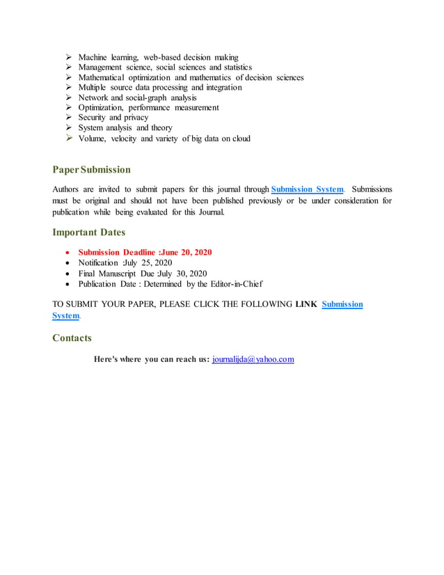 Ijda | DOCX | Databases | Computer Software and Applications