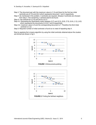 Farthest Neighbor Approach for Finding Initial Centroids in K- Means | PDF