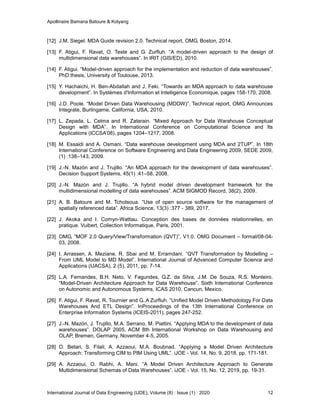 Using Model-Driven Engineering for Decision Support Systems Modelling, Implementation and ...