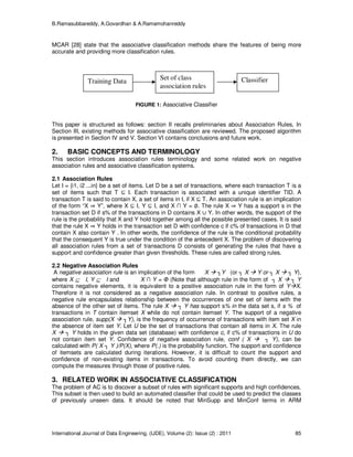 Classification based on Positive and Negative Association Rules | PDF