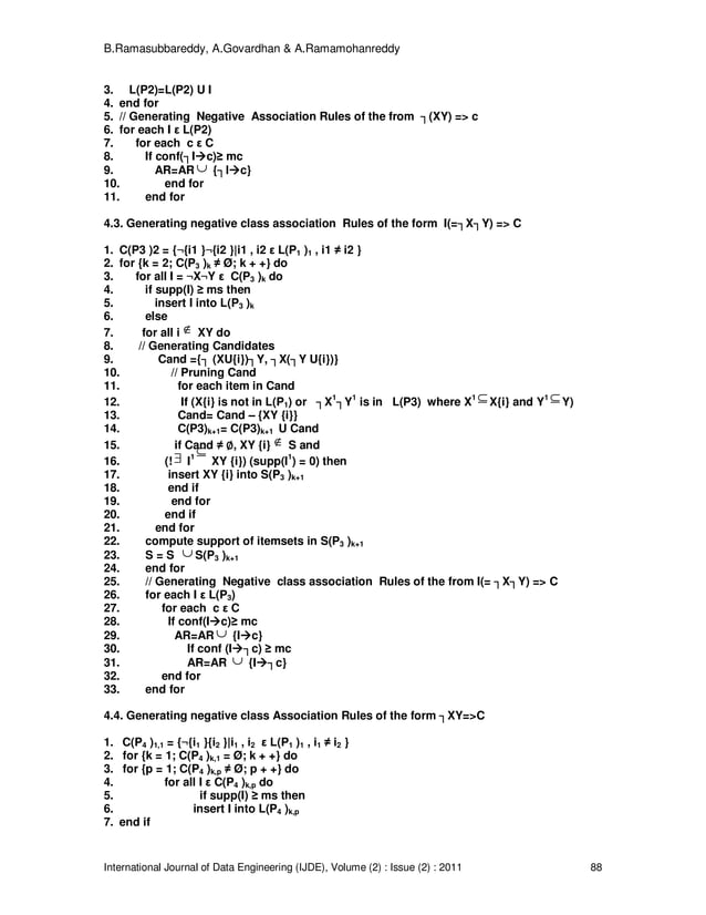 Classification based on Positive and Negative Association Rules | PDF