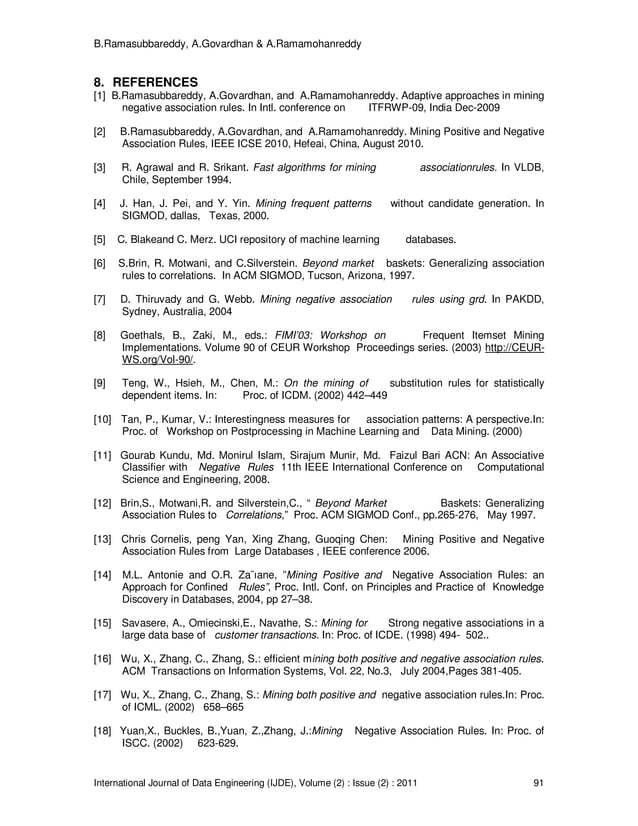 Classification based on Positive and Negative Association Rules | PDF