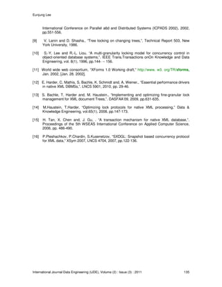 Multi-GranularityUser Friendly List Locking Protocol for XML Repetitive Data | PDF | Databases ...