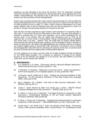 Multi-GranularityUser Friendly List Locking Protocol for XML Repetitive Data | PDF | Databases ...