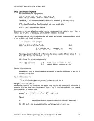 Optimized Access Strategies for a Distributed Database Design | PDF